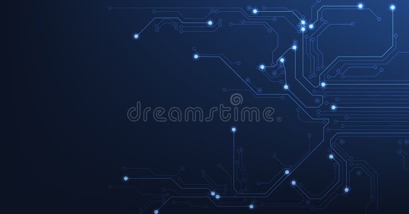 Abstract Circuit Board Background Stock Illustration - Illustration of ...
