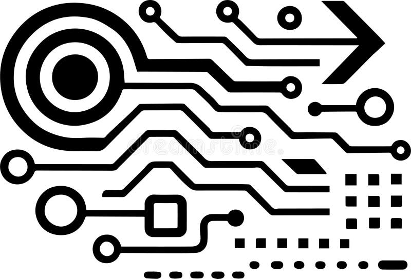 Electronic Circuit Board Elements Stock Illustrations – 9,668 ...