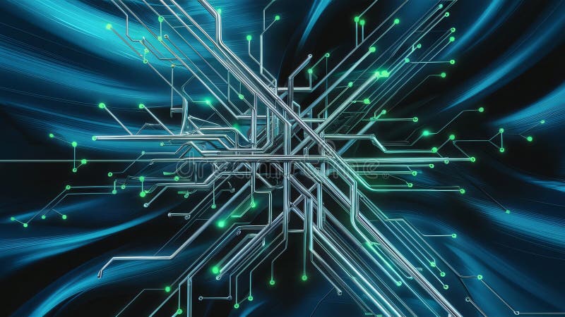 Abstract Circuit Board Design, Futuristic High Quality Image Stock ...