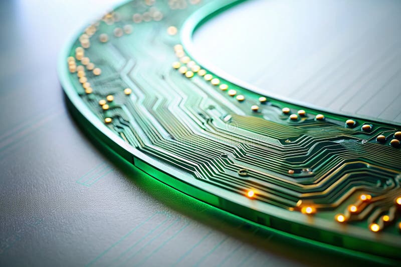Abstract Circuit Board Design a Minimalist Exploration of Technological ...