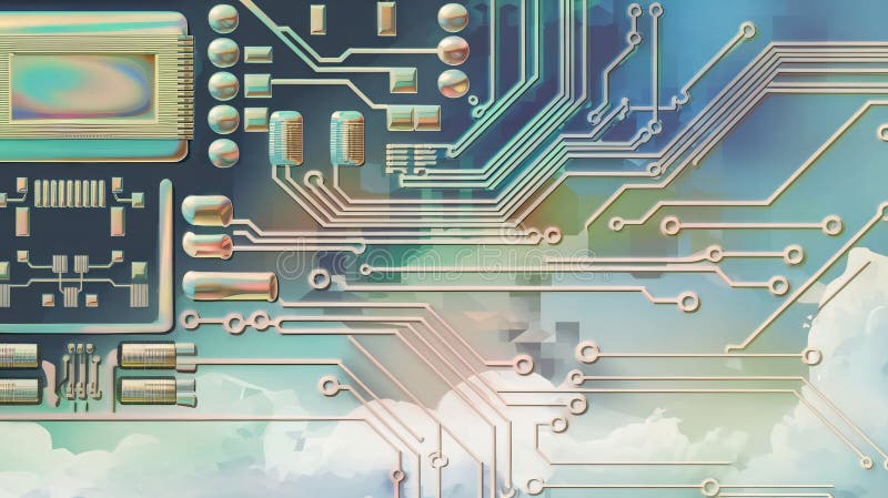 Abstract Circuit Board Design, Technology Good Resolution Stock Photo ...