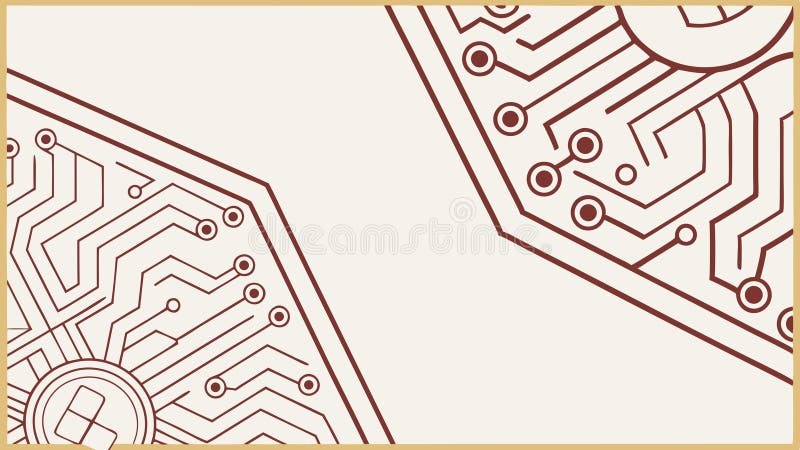 Abstract Circuit Board Pattern, Technology and Connectivity. Vector Design Generative AI Stock ...