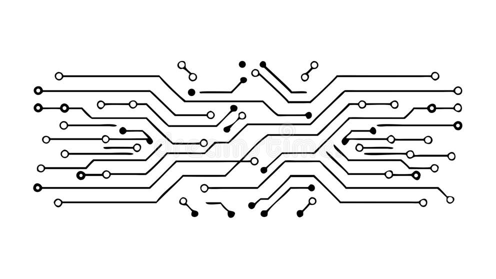 Abstract Circuit Board Pattern, Technology and Digital Theme Vector ...