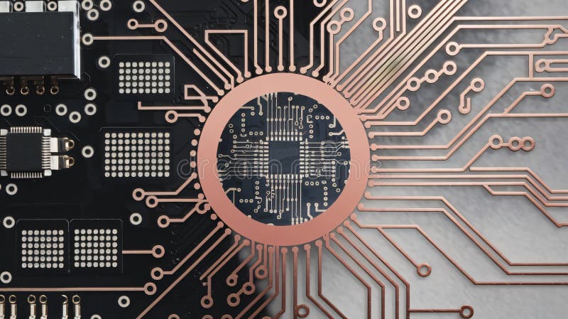 Abstract Circuit Board Technology Background, Rose Good Resolution ...