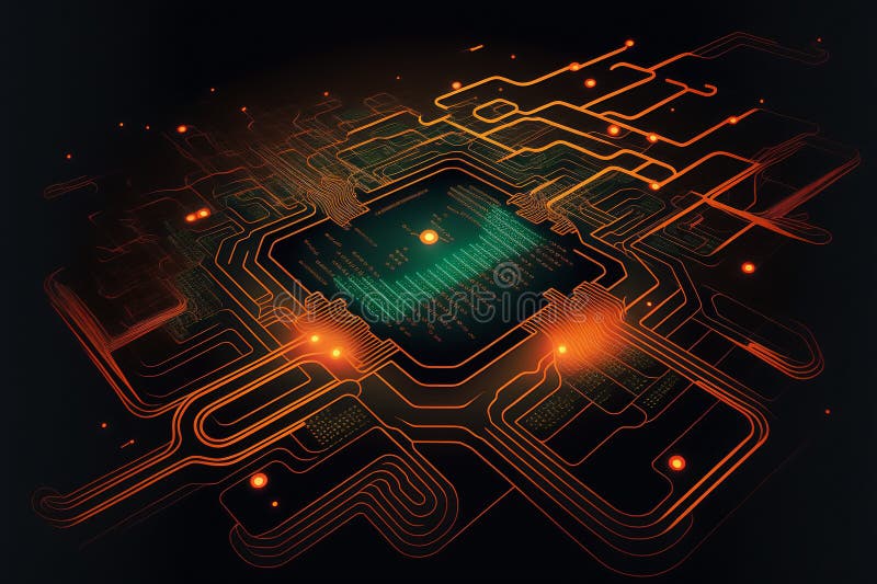 Abstract Circuit Cyberspace Design Background. Generative AI ...