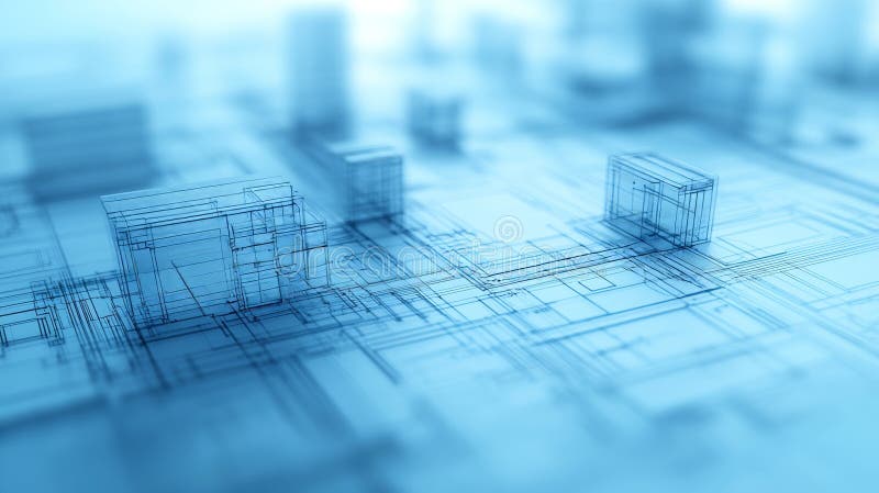 Abstract Circuit Layout Digital Blueprints for Electronics, Engineering ...