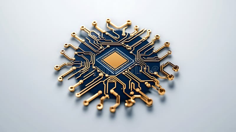 Abstract Circuitry Design for Creative Projects Stock Illustration ...