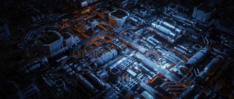 Abstract Circuitry stock photo. Image of computer, digital - 371980646