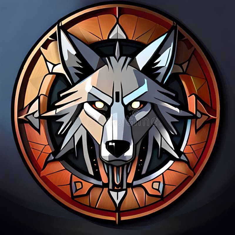 Circular Wolf Logo Stock Illustrations – 52 Circular Wolf Logo Stock ...