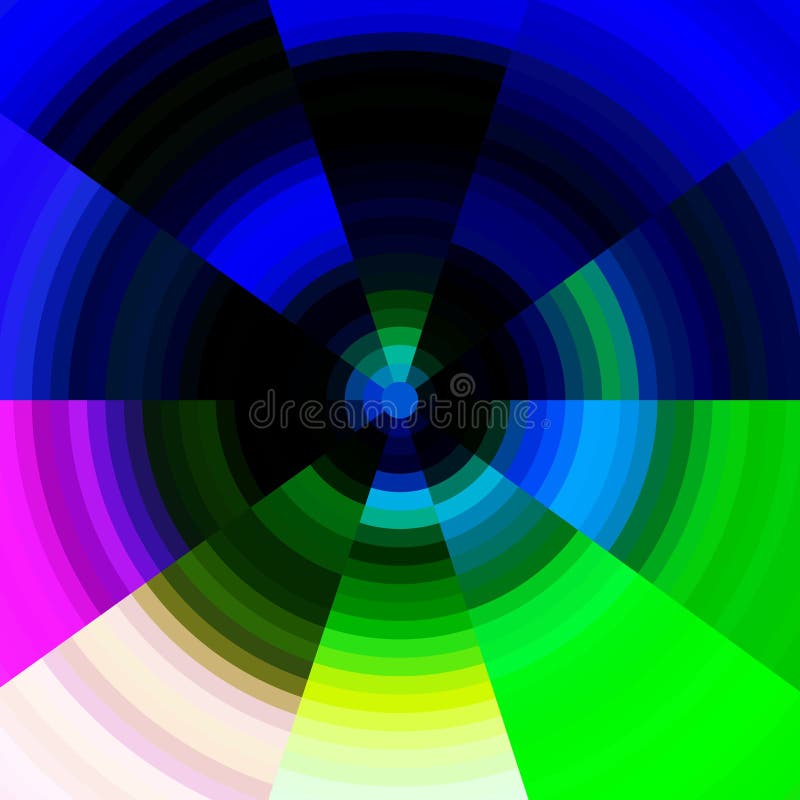 Abstract Circular Soft Lines on White Background Stock Illustration ...