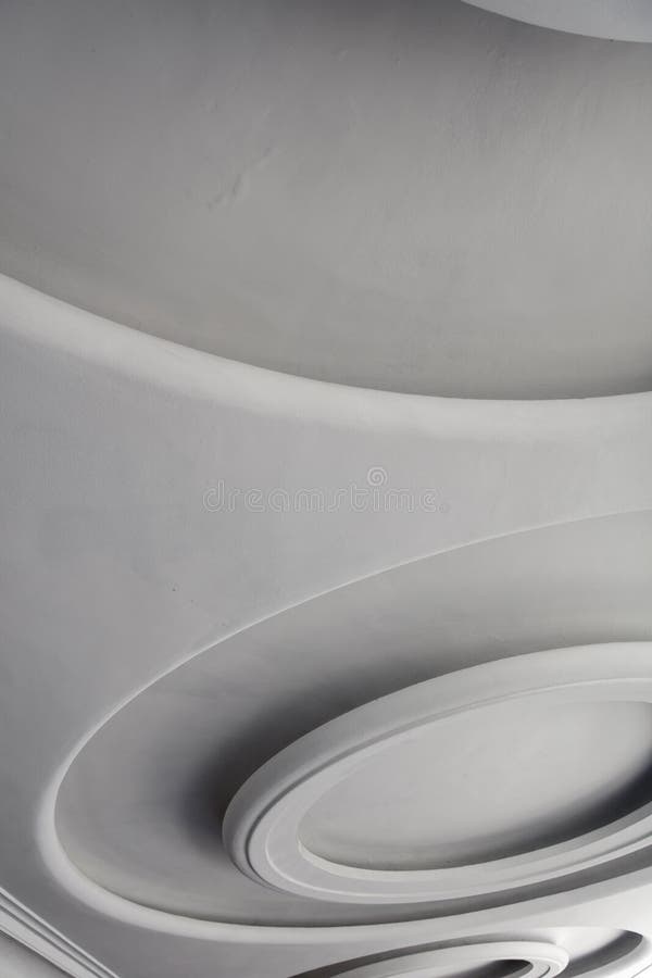 Abstract circular ceilings stock image. Image of office - 228366405