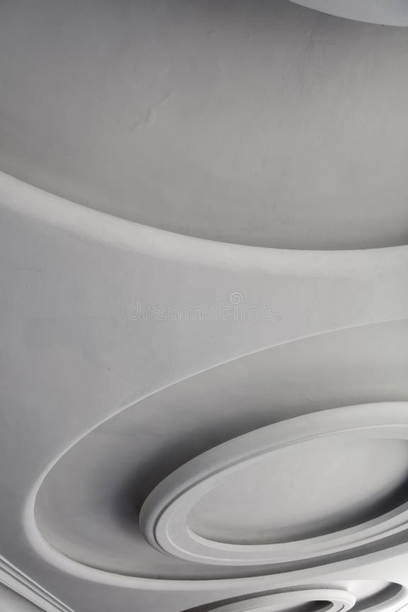 Abstract circular ceilings stock image. Image of office - 228366405