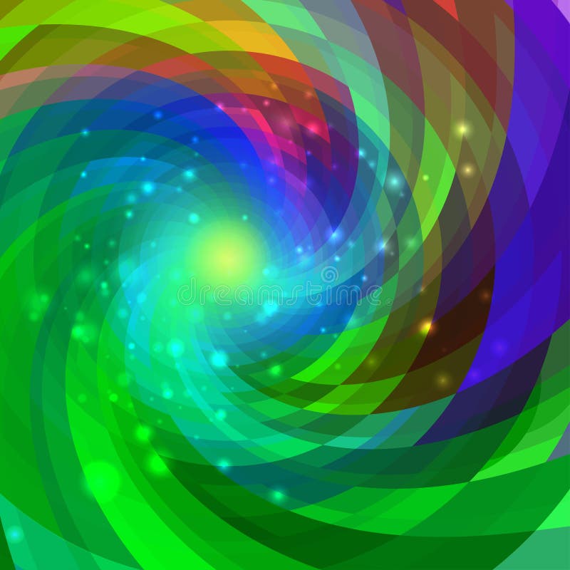 Circular Colorful and Liquid Colors, Vivid Abstract Background Stock ...