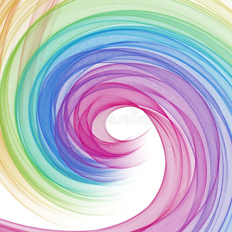 Abstract Circular Composition Stock Illustration - Illustration of line ...