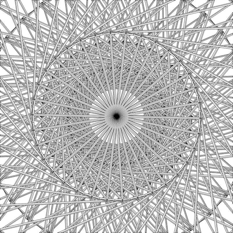 Abstract Circular Construction Structure Vector Stock Vector ...