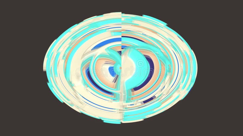 Abstract Circular Design stock footage. Video of style - 341930938