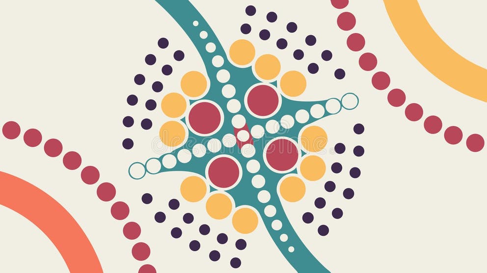 Aboriginal Dot Art Vector Circle Pattern Stock Illustrations – 3,590 ...