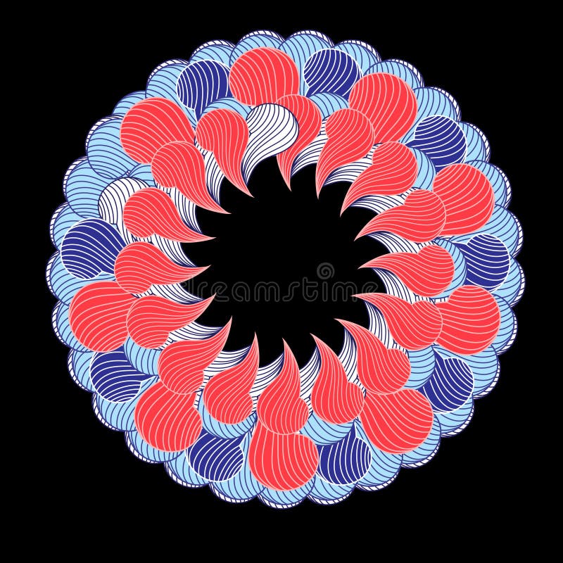 Abstract circular element stock vector. Illustration of creative - 69313716