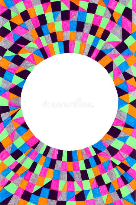 Abstract circular frame stock image. Image of design - 97918637