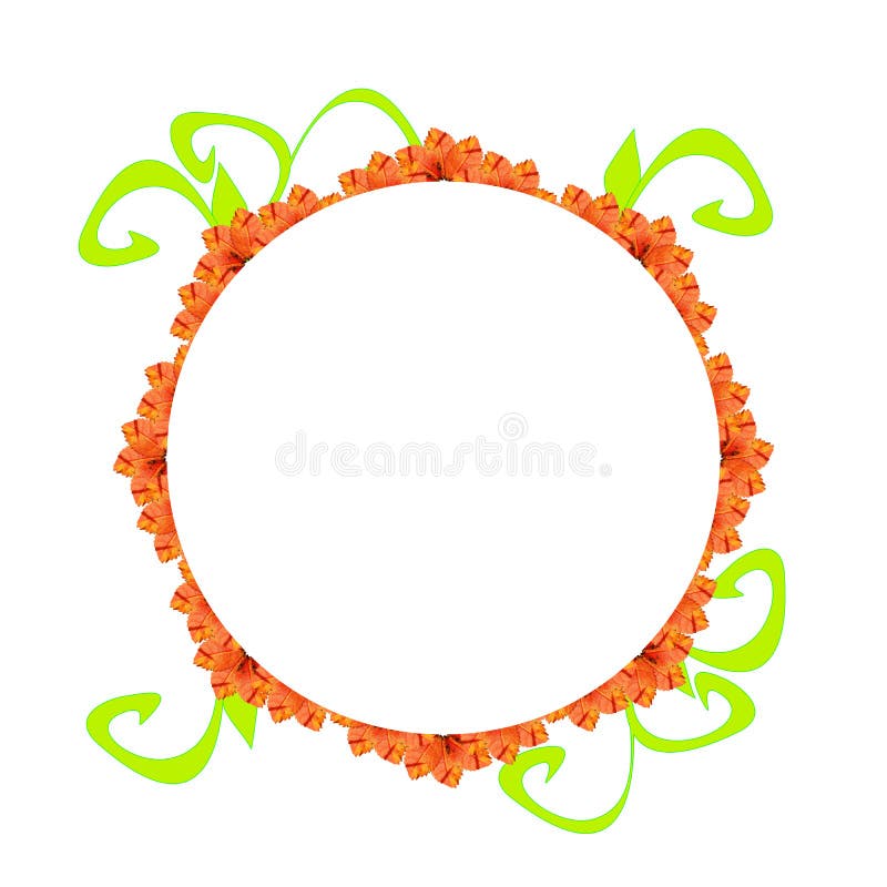 Floral and abstract frames stock vector. Illustration of design - 48716746