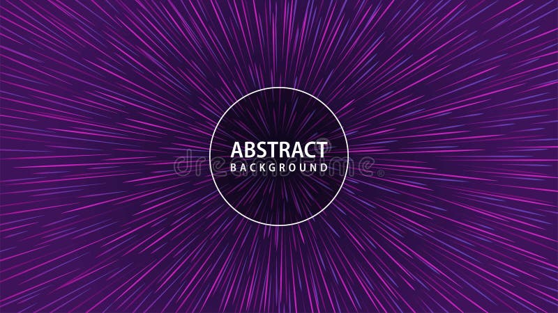 Abstract Circular Geometric Background. Futuristic Circular Geometric ...