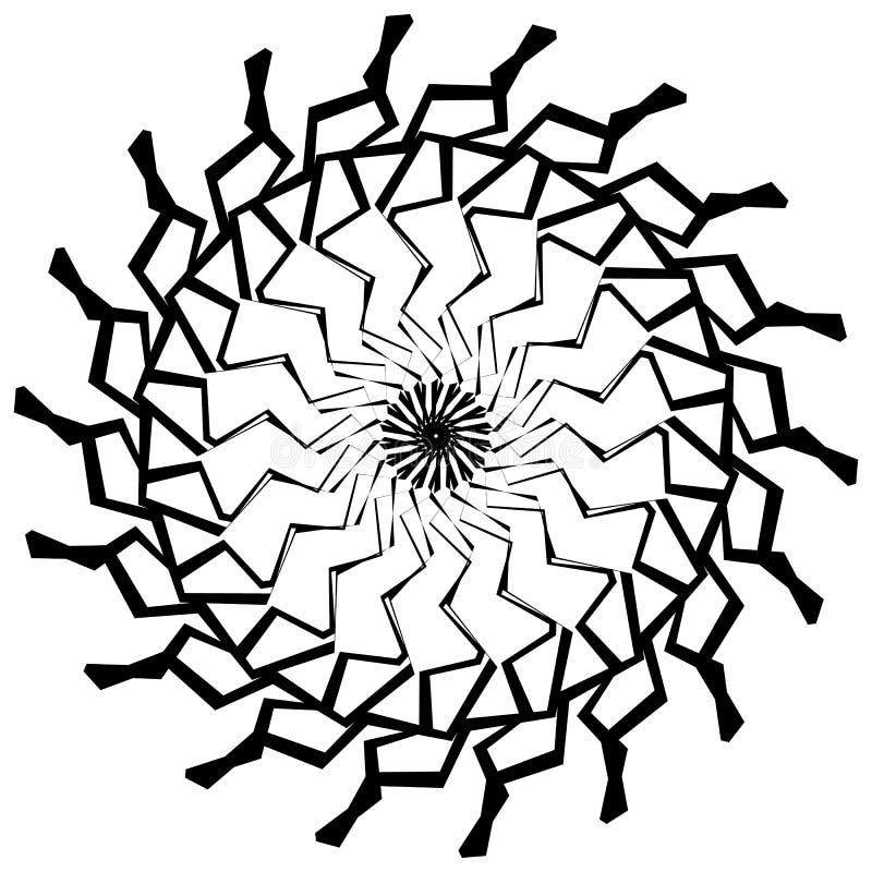 Distorted Radial Line Pattern Stock Illustrations – 194 Distorted ...
