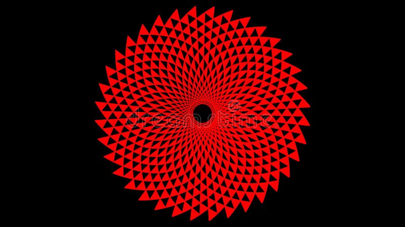 Abstract Circular Geometric Pattern Background on Transparent ...