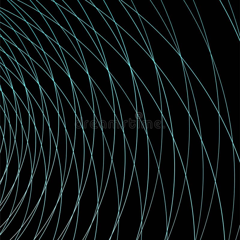 Abstract Circular Geometric Shape. Futuristic Technology Style ...