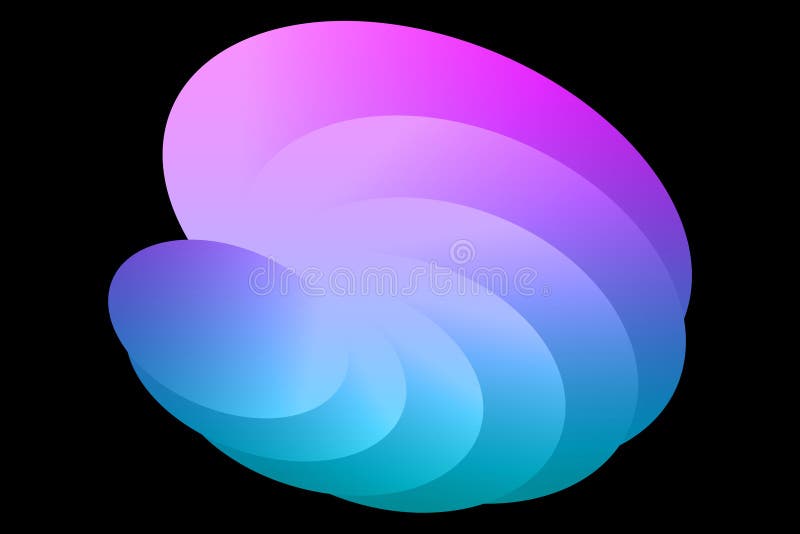 Abstract Circular Gradient stock illustration. Illustration of glow ...