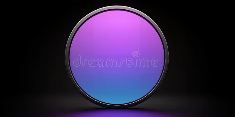 Abstract Circular Gradient Background Purple Blue Neon Dark Modern ...