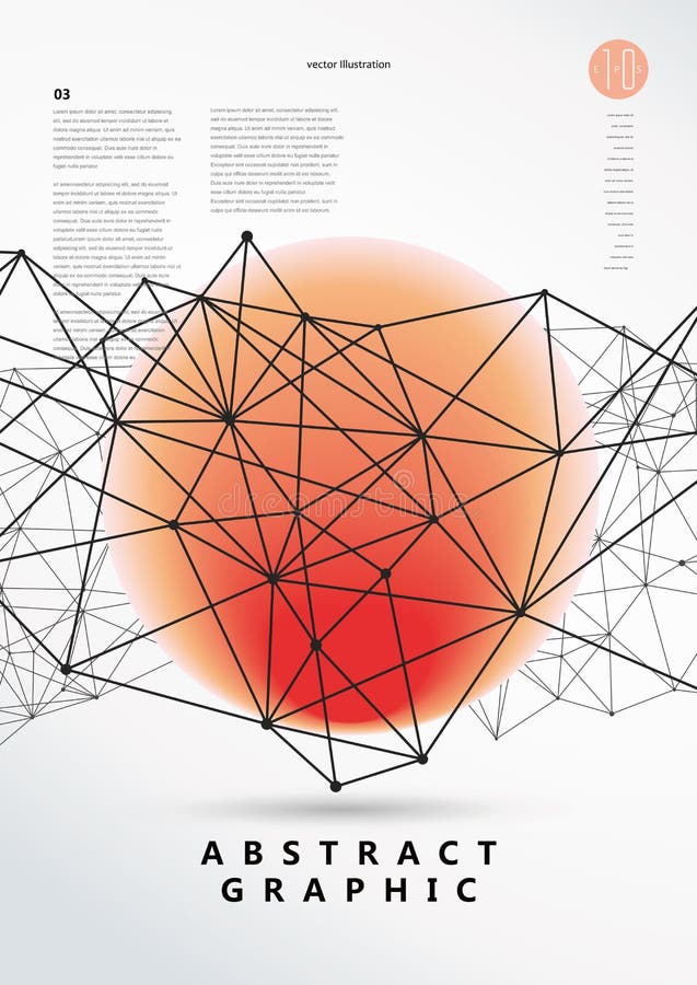 Abstract Circular Graphic Design. Stock Vector - Illustration of line ...