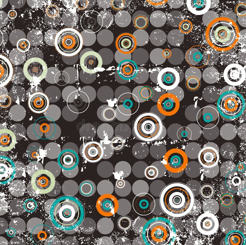 Abstract Circular Illustration Raster Design Stock Vector ...