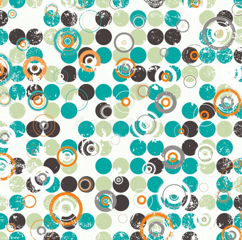 Abstract Circular Illustration Raster Design Stock Vector ...