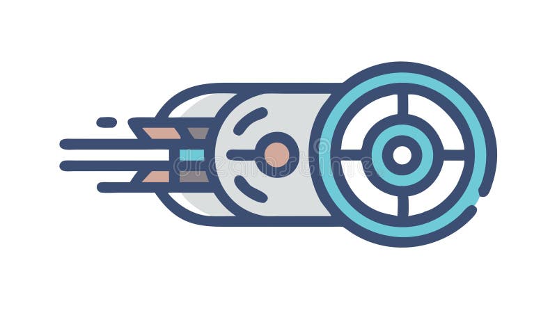 Abstract Circular Machine, Dynamic Mechanism, Vector Design Generative ...