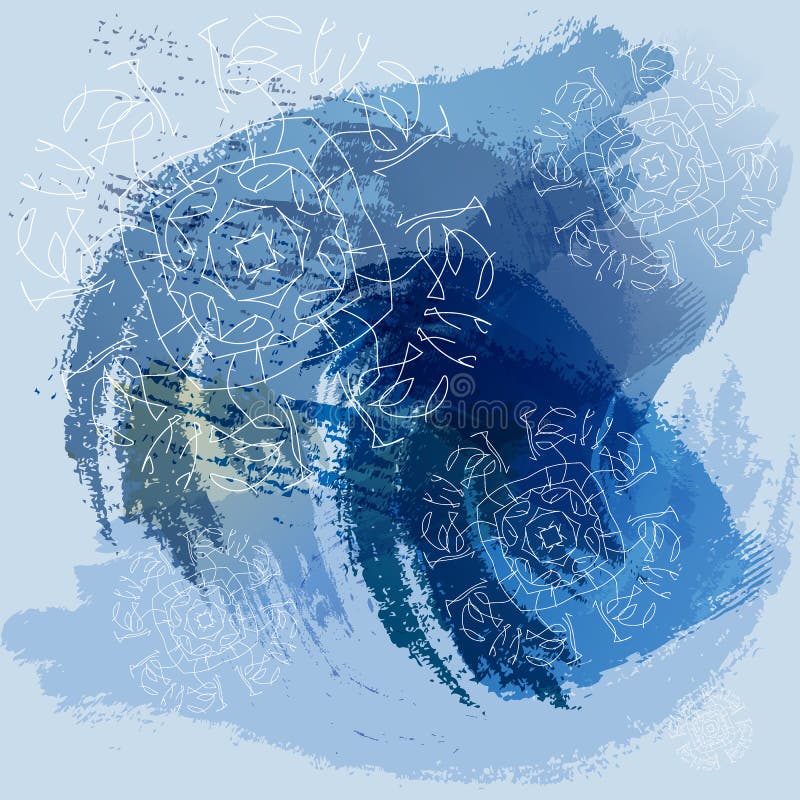 Abstract Circular Pattern on a Bright Background. Vector Illustration ...