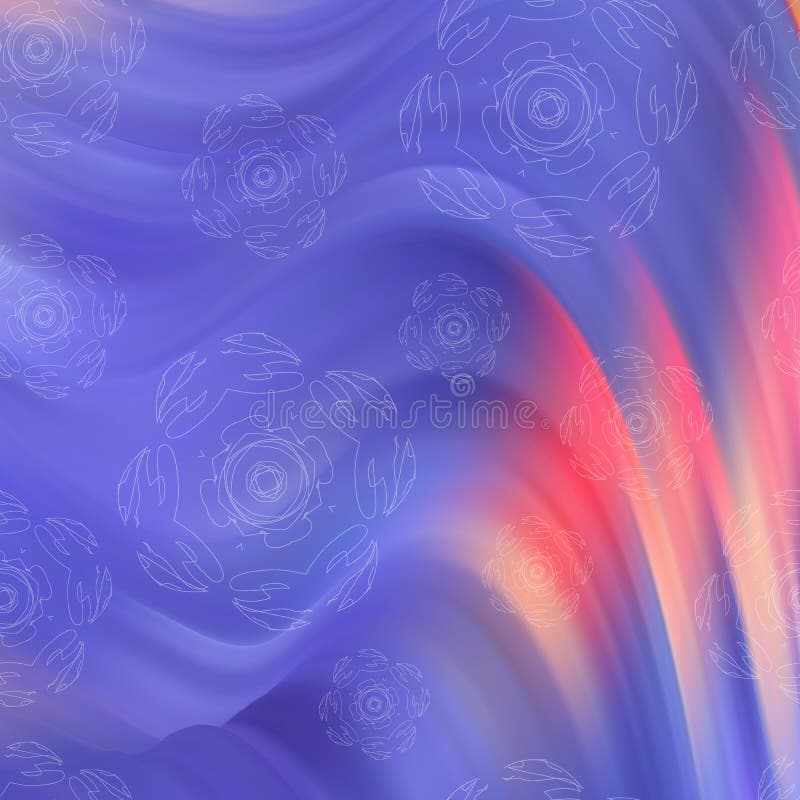 Abstract Circular Pattern on a Bright Background. Vector Illustration ...