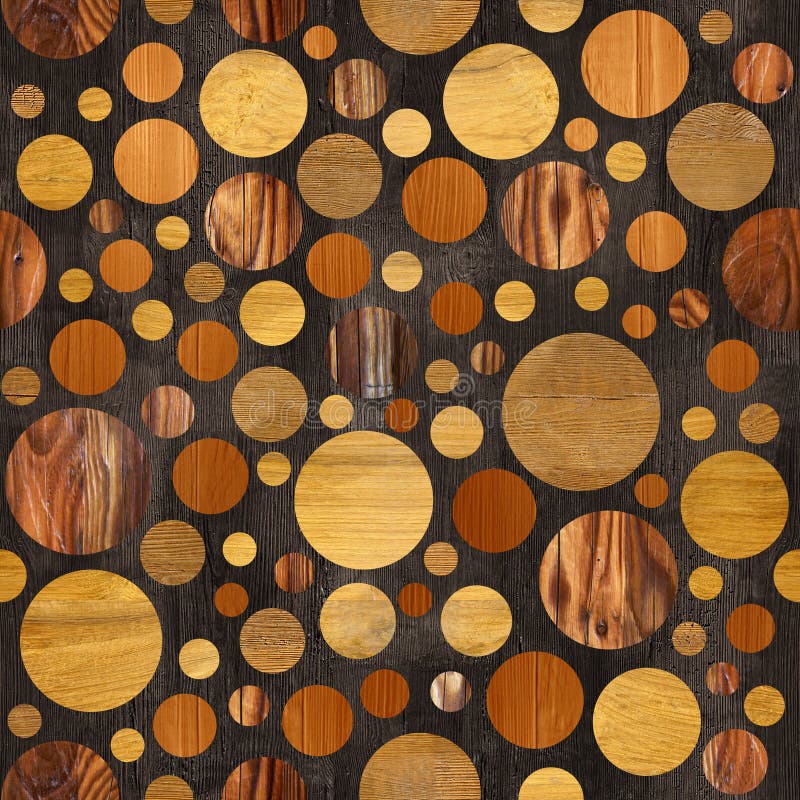 Abstract Circular Pattern - Different Colors - Wooden Texture Stock ...