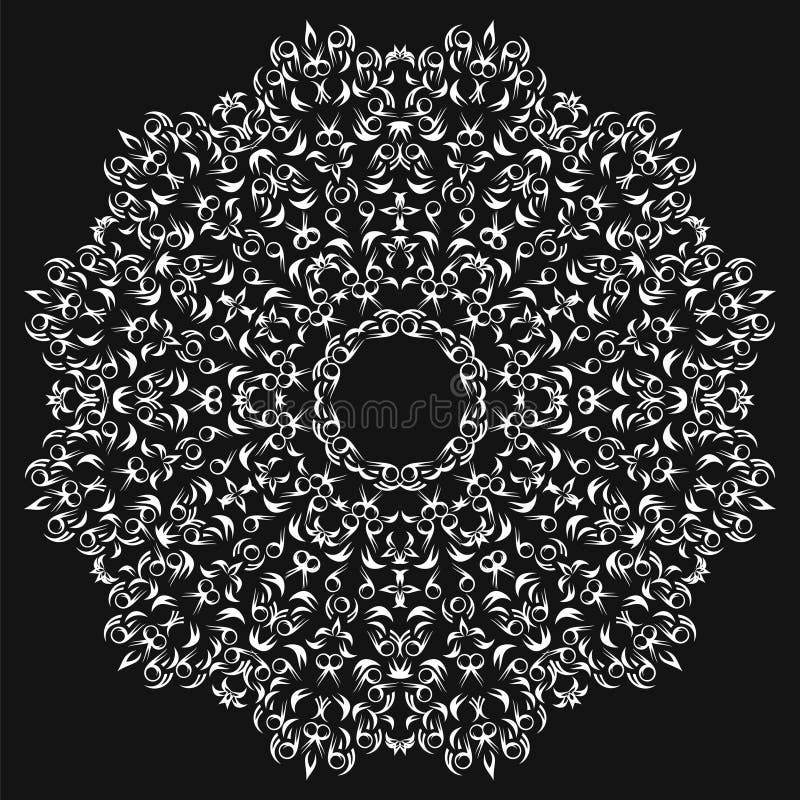 Abstract circular pattern stock vector. Illustration of ornate - 48750622