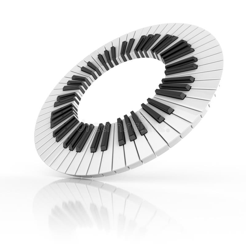 Piano Key Circle Stock Illustrations – 698 Piano Key Circle Stock ...