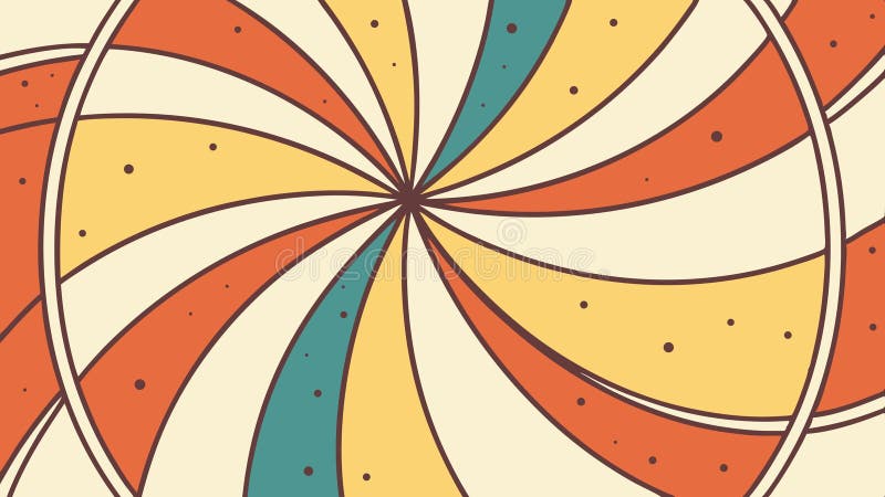 Abstract Circular Radial Pattern, Colorful Retro Modern Background ...