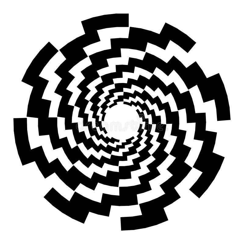 Abstract Circular, Radiating Design Element Vector Stock Vector ...