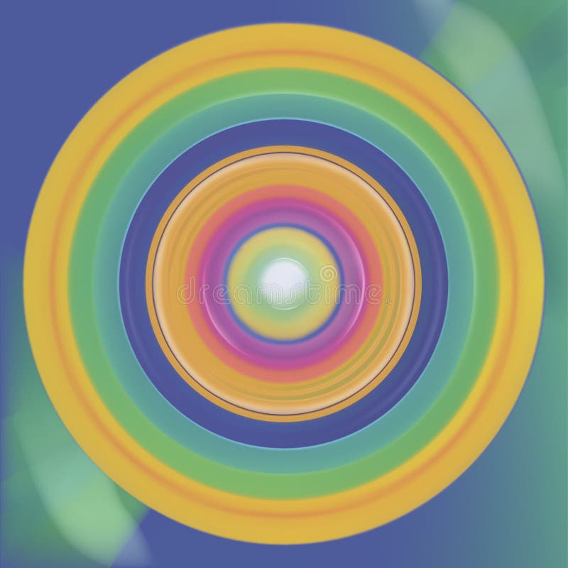 Abstract Circular Rainbow Pattern. Mandala. Gradient Vector Stock ...