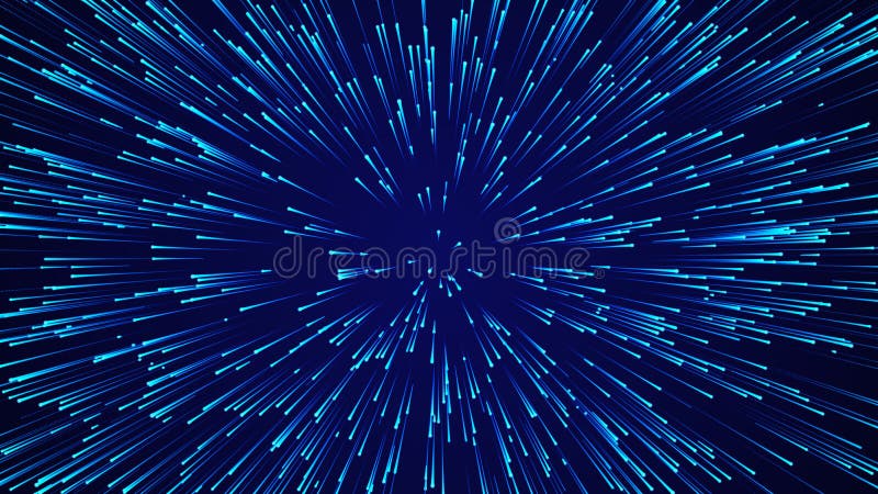Abstract Circular Speed Background. Starburst Dynamic Lines Pattern ...
