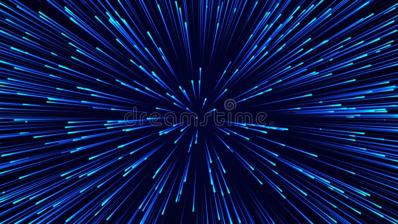 Abstract Circular Speed Background. Starburst Dynamic Lines Pattern ...