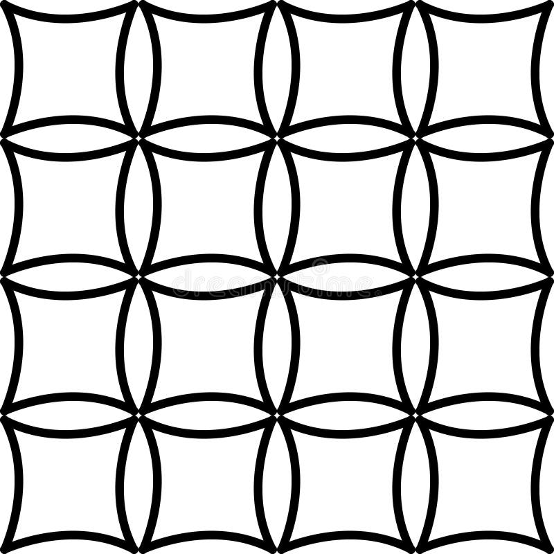 The Abstract Geometric Seamless Vector Print Pattern Stock Vector ...