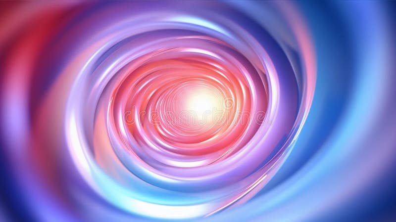 Abstract Circular Vortex Background with Swirling Colored Rings, AI ...