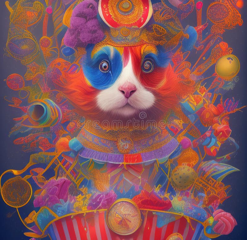 Abstract Circus, Colours and Magic Stock Illustration - Illustration of ...