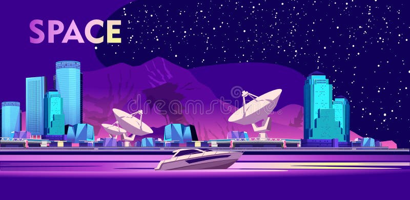 Intergalactic City Stock Illustrations – 146 Intergalactic City Stock ...