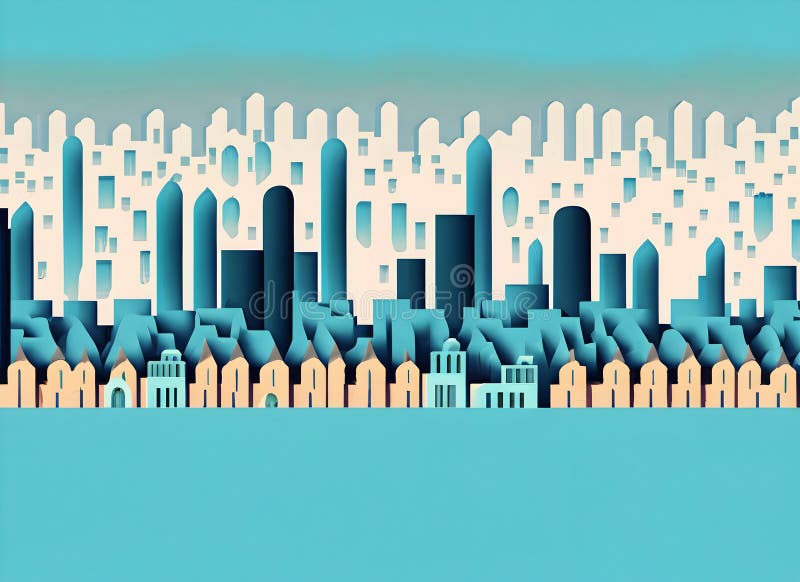 Abstract Building Seamless Minimal Pattern Background on Digital Art ...