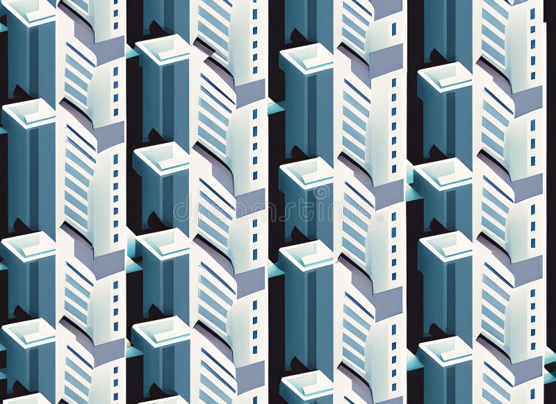 Abstract Building Seamless Minimal Pattern Background on Digital Art ...